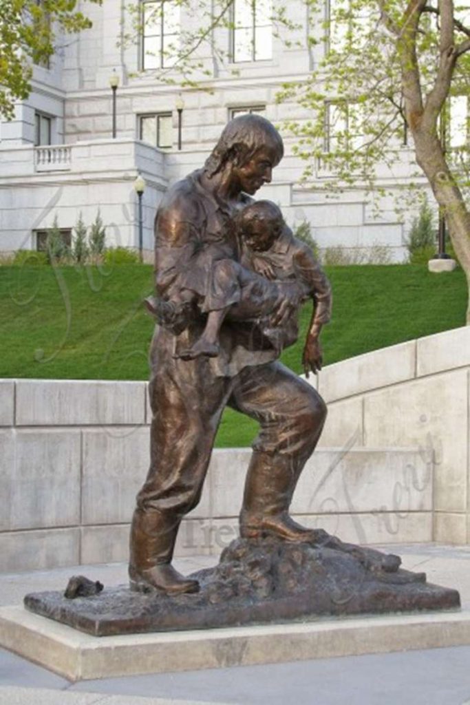 National Fallen Bronze Firefighters Statue - Trevi Statue