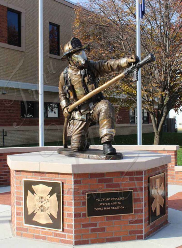 National Fallen Bronze Firefighters Statue - Trevi Statue