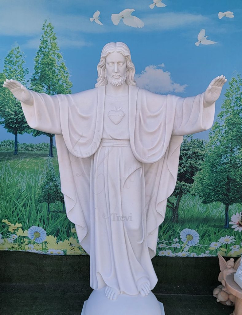 Religious Design Jesus Christ Marble Statue for Church Chs-608
