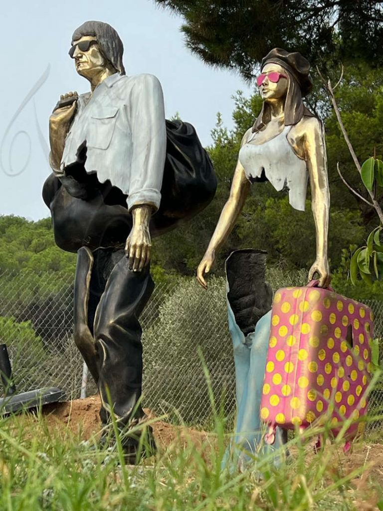 Famous Bruno Catalano Traveler Bronze Sculpture Replica- Trevi Statue