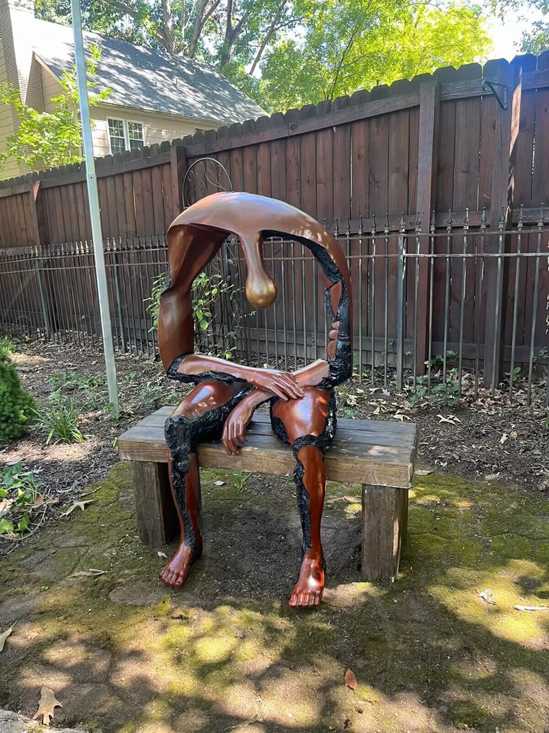 Modern Bronze Melancholy Statue Replica - Trevi Statue