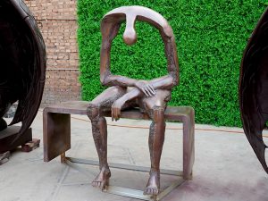 Modern Bronze Melancholy Statue Replica - Trevi Statue