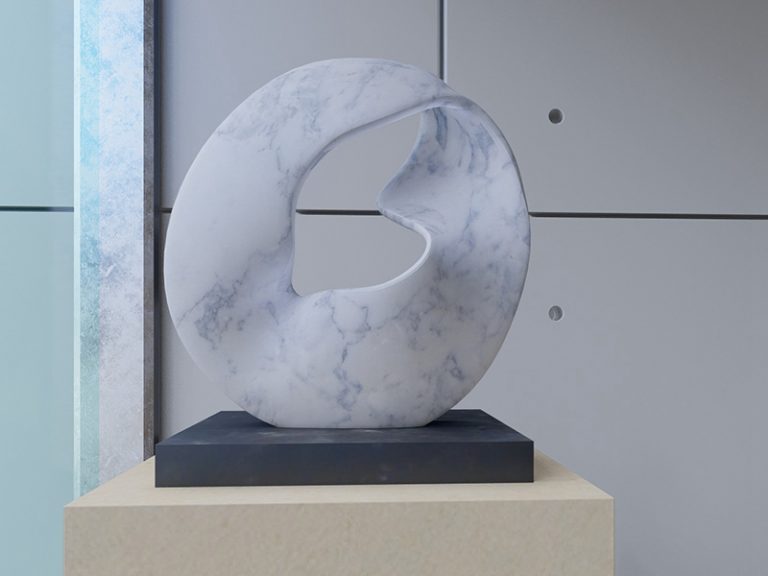 Modern Art Abstract Natural Marble Sculpture for Sale
