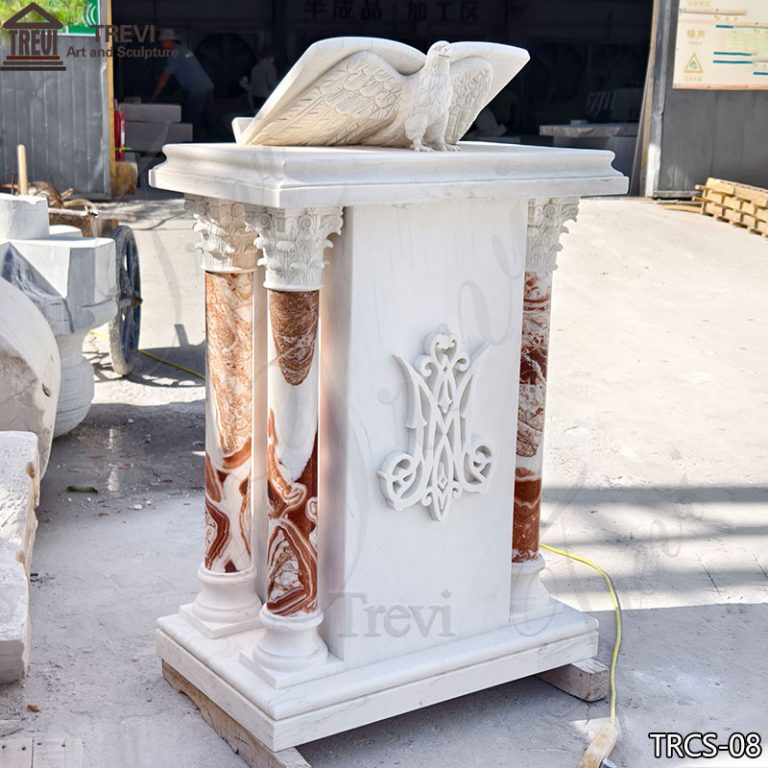 White Marble Pulpit for Church Chinese Factory Supply - Trevi Statue
