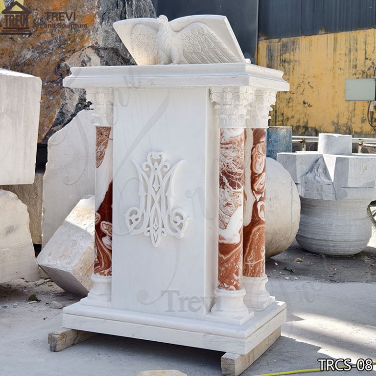 White Marble Pulpit for Church Chinese Factory Supply - Trevi Statue