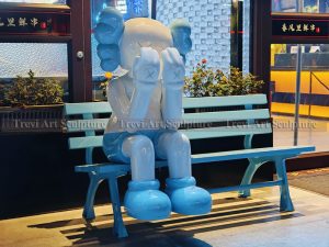 Life Size KAWS Statue for Sale- Trevi Statue