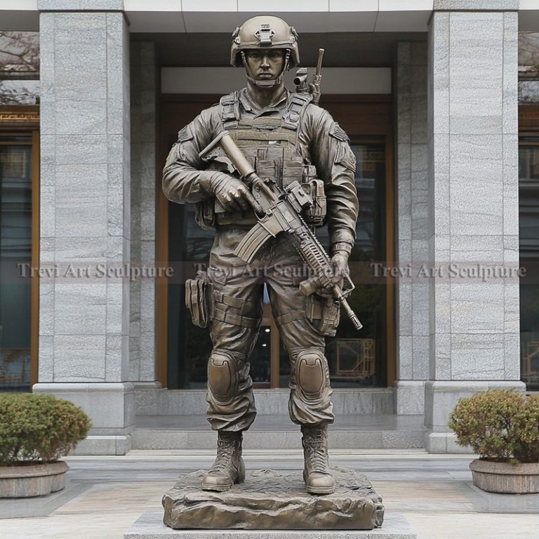 Custom Life Size Special Forces Statue - Trevi Statue