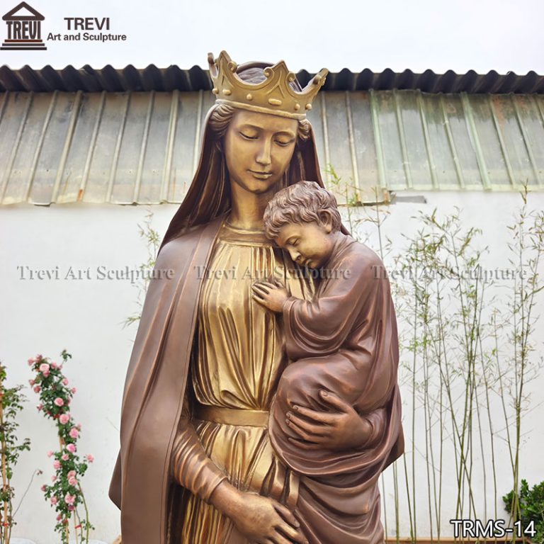 Bronze Life Size Our Lady Of Perpetual Help Statue - Trevi Statue