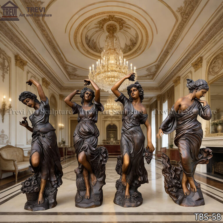 Greek Mythology Bronze Four Seasons Statues