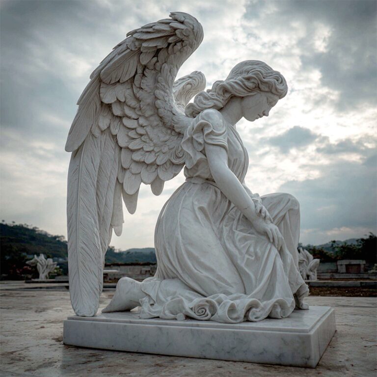 Top 15 Marble Cemetery Angel Statues You'll Fall in Love With